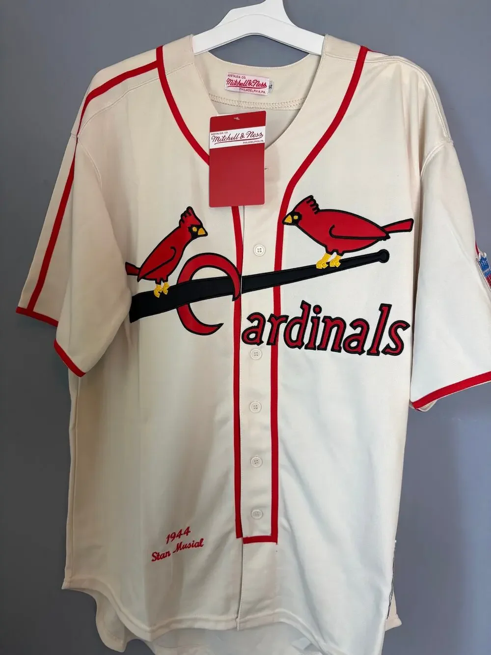 Mitchell & Ness | Shirts | Stan Musial St Louis Cardinals Jersey Size ...